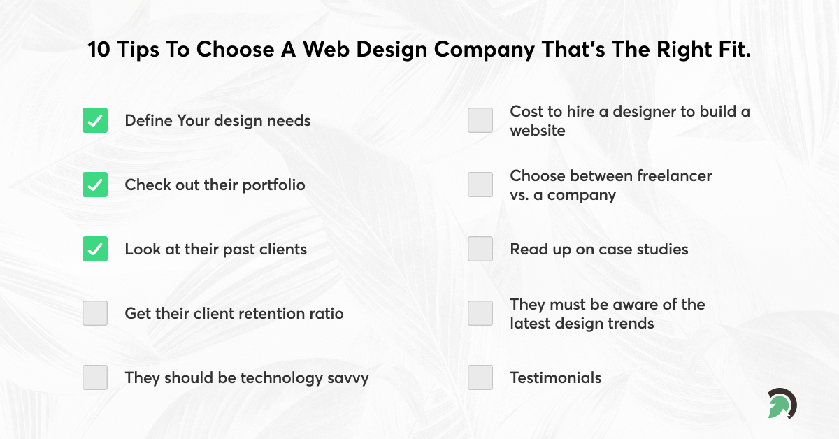 Top 10 Tips To Choose The Best Web Design Company